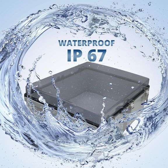 MAKERELE Clear Waterproof Boxes for Outdoors IP67 Large Outdoor ...