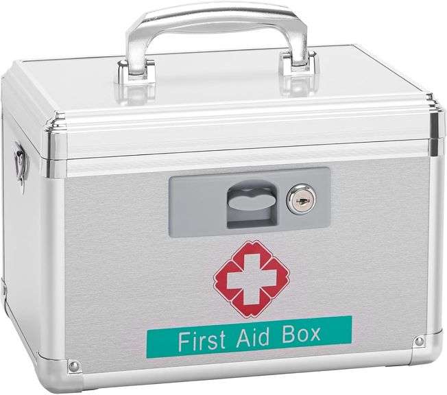 GODLONSEN Medication Lock Box - 13.4 x 7.6 x 8.2 Inch Large - Medicine ...