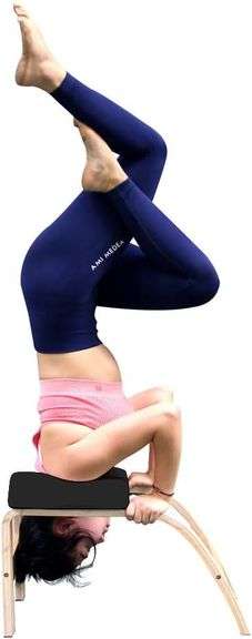 THUNDESK Yoga Inversion Bench Headstand Prop Upside Down Chair for ...