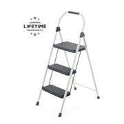 3-Step Compact Steel Step Stool with 225 lb. Load Capacity Type II Duty ...
