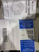 Lathem 1600E Time Clock Machine and Document Stamp, Employee Clock in ...