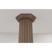 Pole-Wrap 48-in L x 8-ft H Unfinished Red Oak Veneer Fluted Column Wrap ...