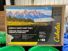 Cabela's Tri-Fold Compact-Carry Camp Table - Matthews Auctioneers