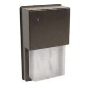 Commercial Electric 100-Watt Equivalent Integrated LED Bronze Security ...