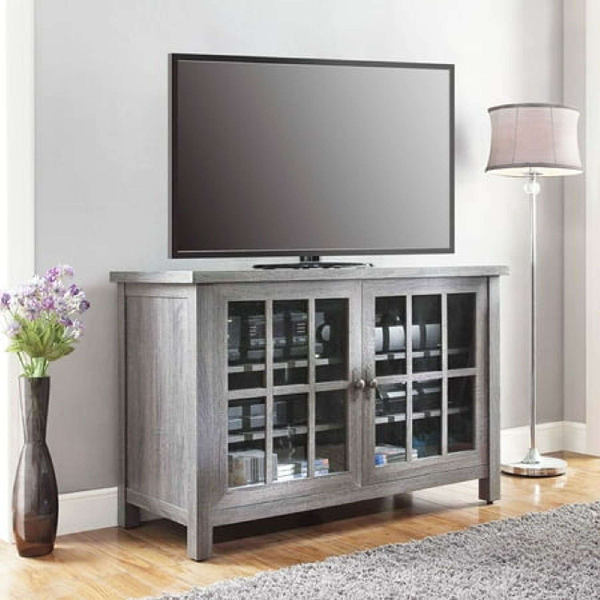 Better Homes Gardens Oxford Square TV Stand for TVs up to 55 Gray Matthews Auctioneers