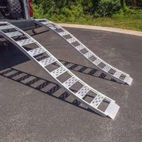 CargoSmart 12 in. W x 90 in. L 1500 lb. Capacity Aluminum Fixed S-Curve ...