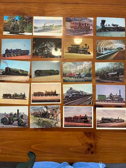 Vintage Railroad Post Cards - Matthews Auctioneers