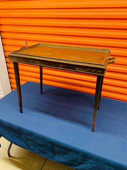 Antique Folding Butlers Table - Matthews Auctioneers