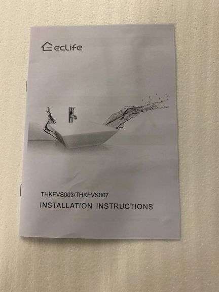 Eclife Bathroom Sink - Matthews Auctioneers