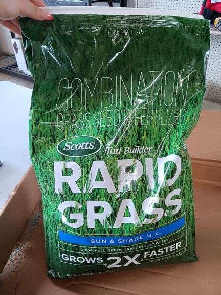 Scotts Turf Builder Rapid Grass Sun & Shade Mix, Combination Seed and ...