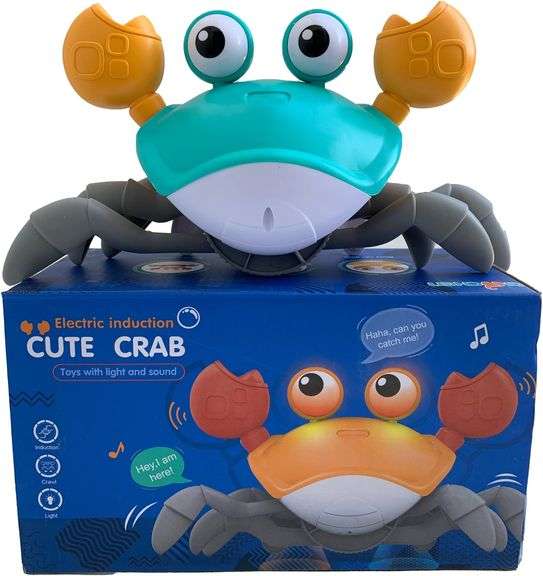 Crawling Crab Baby Toy with Light Up for Kids Toddlers, Musical Toy ...
