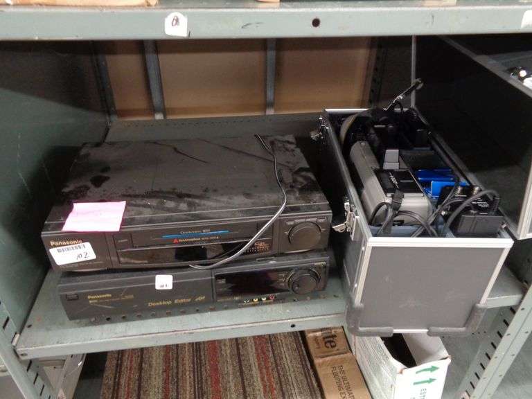 1 LOT-VHS CAMERA, PLAYER & EDITER - Matthews Auctioneers