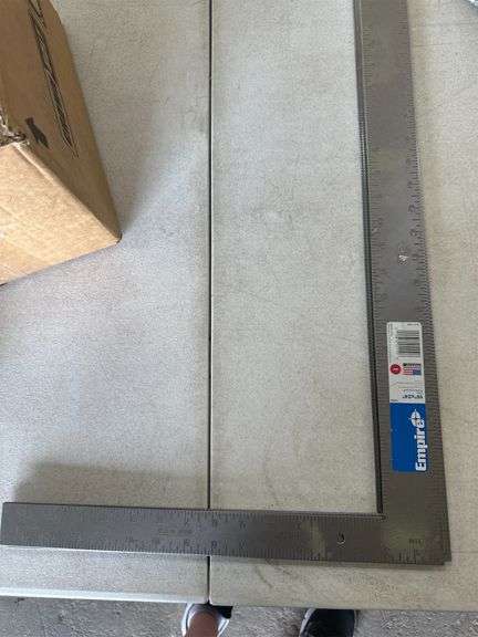 16 in. X 24 in. Steel Framing Square - Matthews Auctioneers