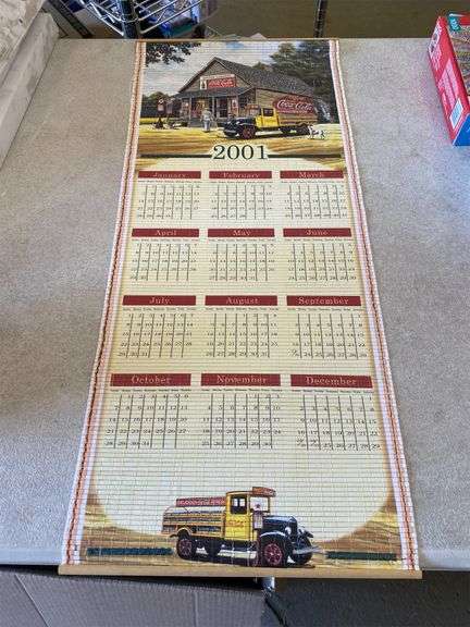 Coca Cola 2001-2002 Calendar - Matthews Auctioneers