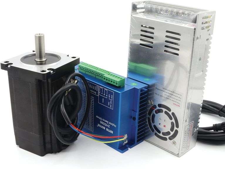 Nema34 12Nm 1700ozin Closed Loop Stepper Servo Motor 2 Phase HSS86 Hybrid Motor Driver 6A With ...