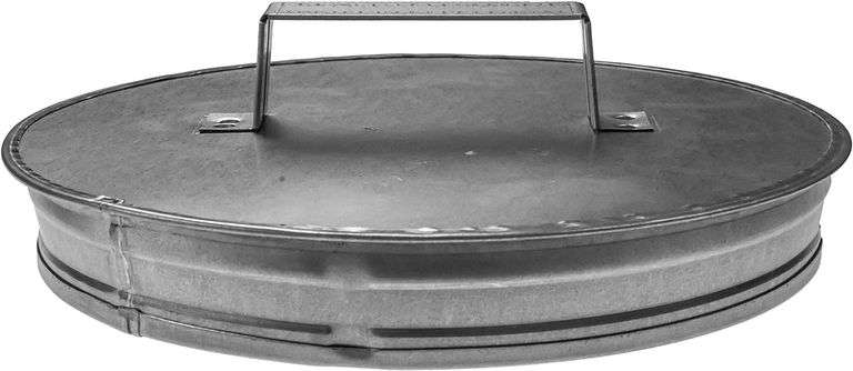 8 Inch Metal Tee Cap with Handle- Round Vent Cover - Indoor and Outdoor ...