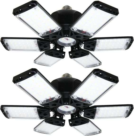 LED Garage Lights 2 Pack -160W Garage Light, 16000LM 6500K Led Shop ...