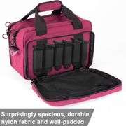 Range Bag Pistol Handgun Bag Gun Carrying Case for Handguns and Ammo ...
