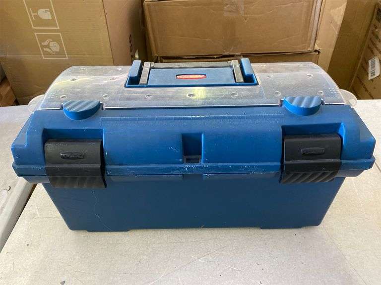 Rubbermaid Tool Box (Include Extra Contents) - Matthews Auctioneers