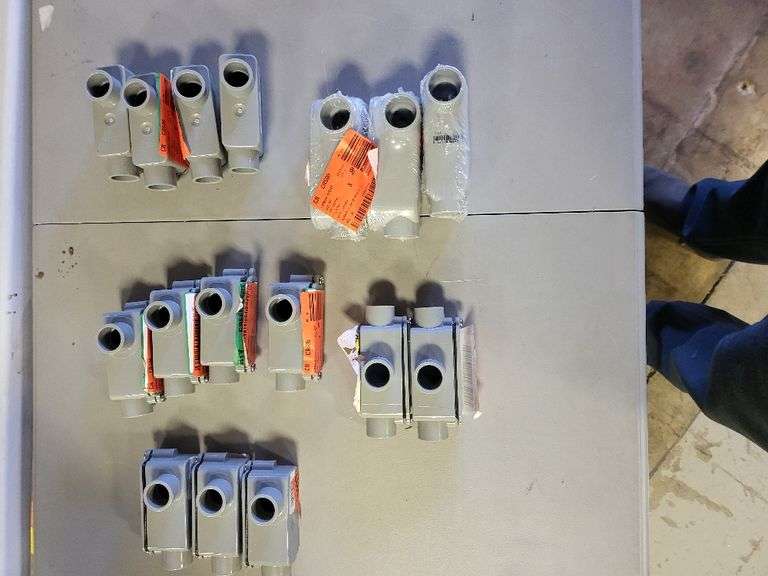 Group lot of Miscellaneous CARLON PVC Service Entrance Hub Conduit ...