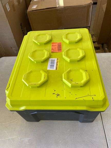 LINK 3-Drawer Modular Tool Box, RYOBI Green - Matthews Auctioneers