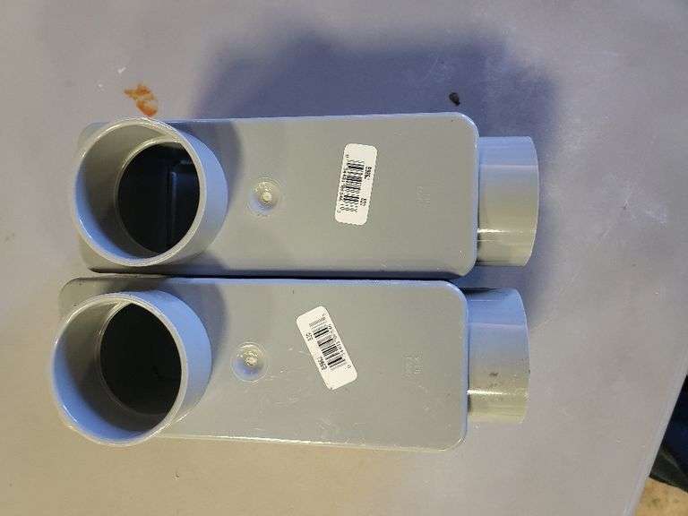 (2)CARLON 2-in Pull Hub Conduit Fittings - Matthews Auctioneers
