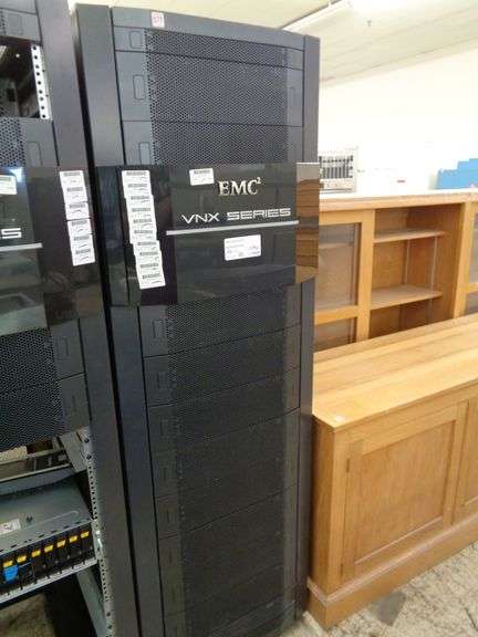 1 -EMC2 SERVER RACK HD REMOVED - Matthews Auctioneers