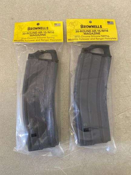 Brownells 30 Round AR15/M16 Magazine, 2 Count - Matthews Auctioneers