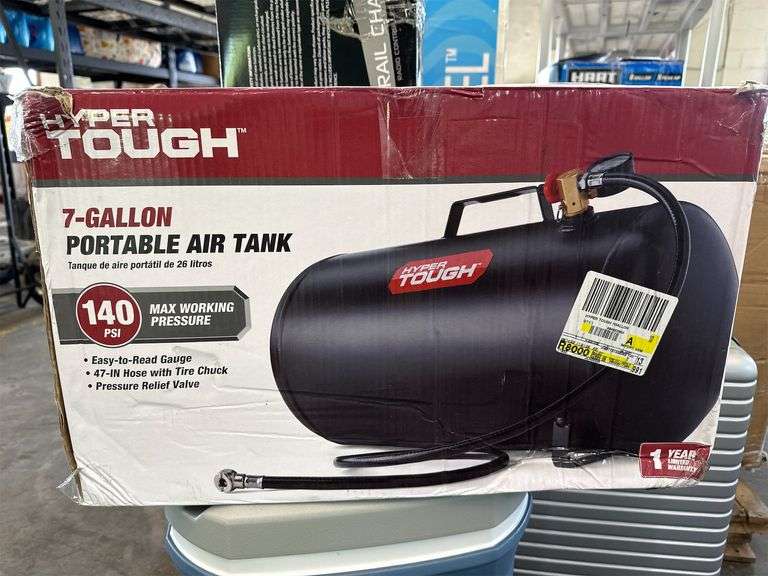 Hyper Tough 7-Gallon Potable Air Tank - Matthews Auctioneers