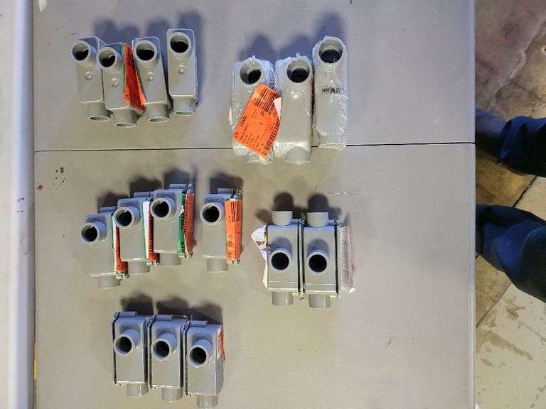 Group lot of Miscellaneous CARLON PVC Service Entrance Hub Conduit ...