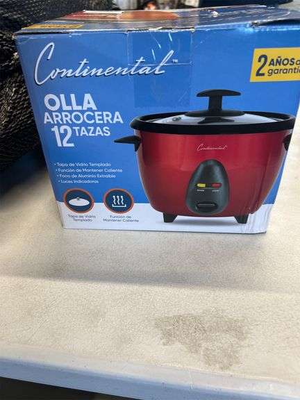 12 cup rice cooker by Continental - Matthews Auctioneers