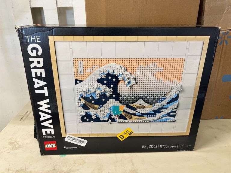 LEGO Art Hokusai The Great Wave 31208, 3D Japanese Wall Art, Framed ...