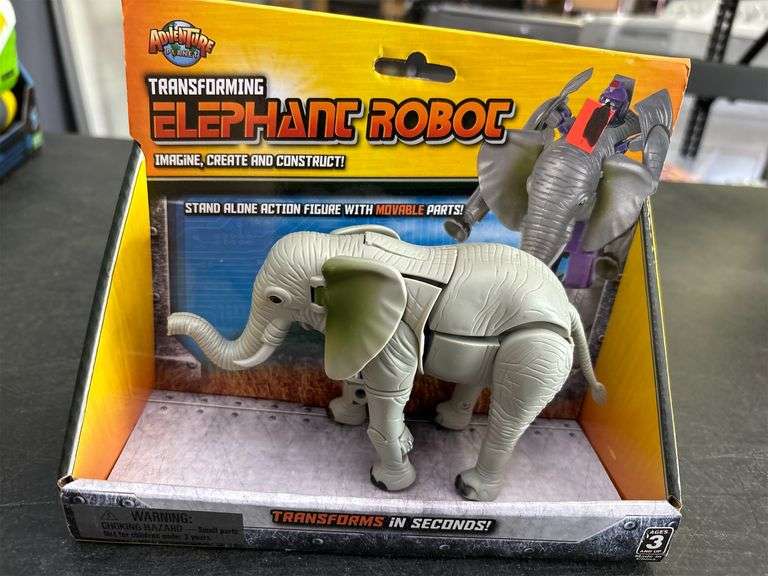 Adventure Planet Transforming Elephant Robot - Matthews Auctioneers