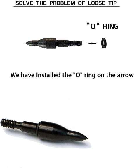 TIGER ARCHERY 30Inch Carbon Arrow Practice Hunting Arrows with ...