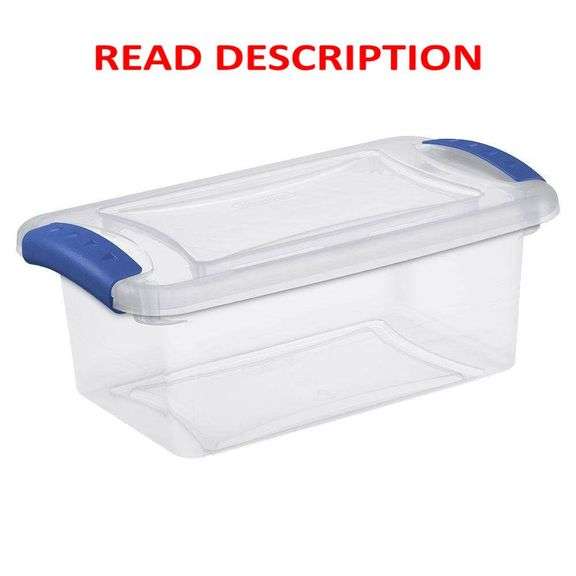 7 qt. Latch Storage Box - Matthews Auctioneers