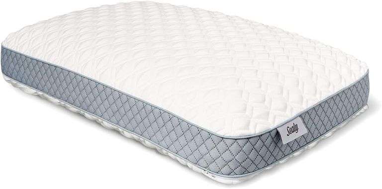 Sealy Molded Bed Pillow for Pressure Relief, Adaptive Memory Foam with ...