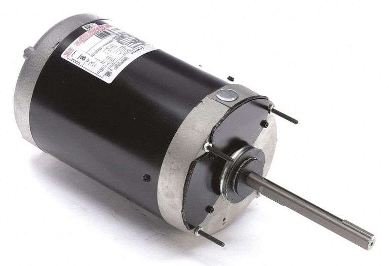 U.S. MOTORS Condenser Fan Motor: Ring/Stud Mount, Totally Enclosed Air ...