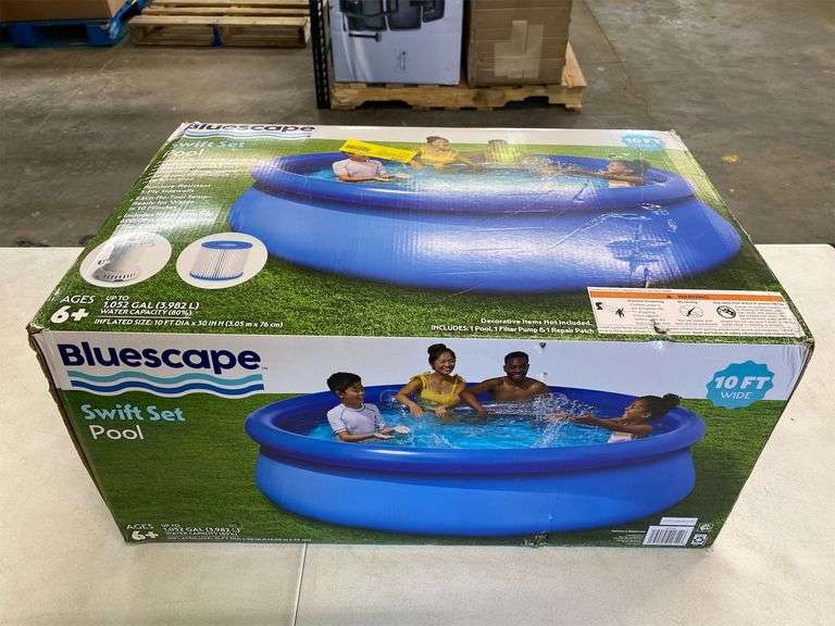 Bluescape Swift Set Pool - Matthews Auctioneers