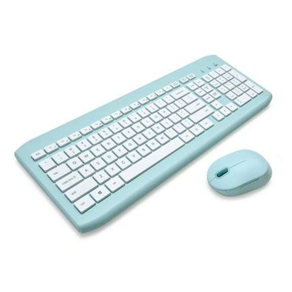 Onn Wireless Keyboard And Compact Mouse With Dual Connectivity 2 4 Ghz Wireless Usb Receiver