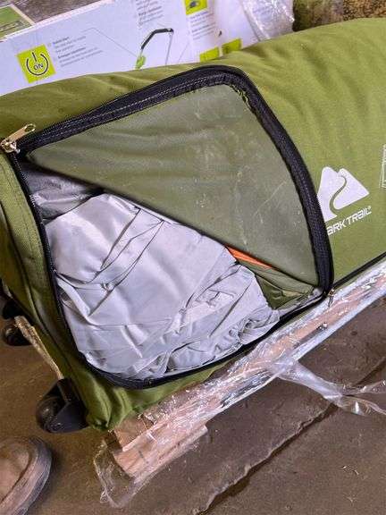 Ozark Trail 8-Person Family Cabin Tent 1 Room with Screen Porch, Green ...