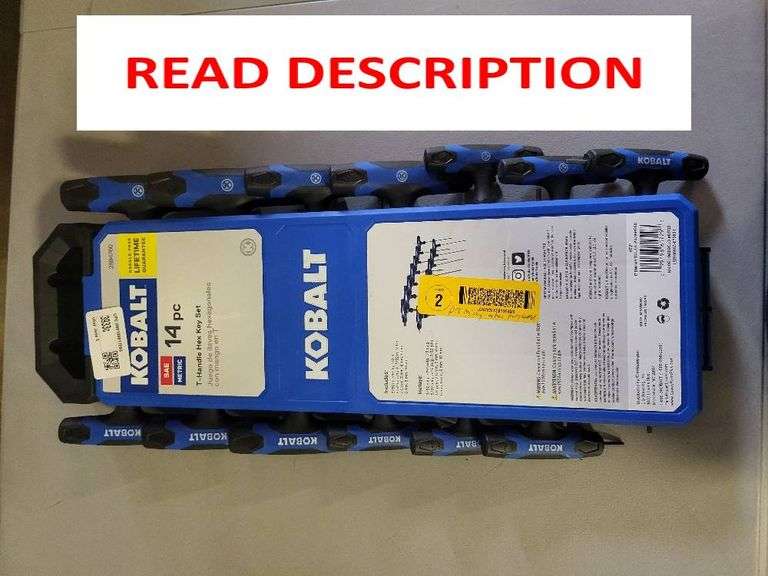 Kobalt 14-Key Standard (SAE) and Metric Combination Hex Key Set ...