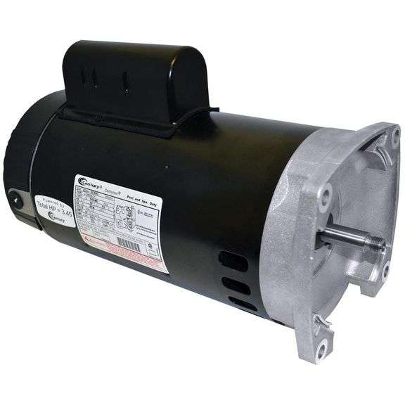 CENTURY Pool and Spa Pump Motor: Face Mounting, 3 HP, 1.15 Motor ...