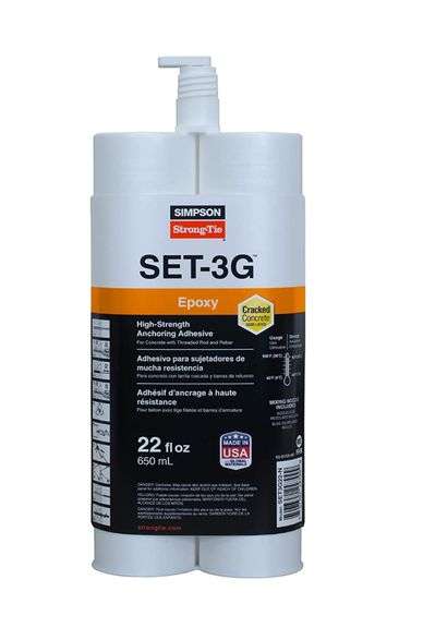 Simpson Strong-Tie SET-3G 22-oz High-Strength Epoxy Adhesive with ...