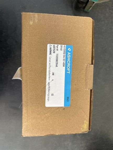 ASHCROFT Process Pressure Gauge: 0 to 400 psi, 4 1/2 in Dial, 1/2 in ...