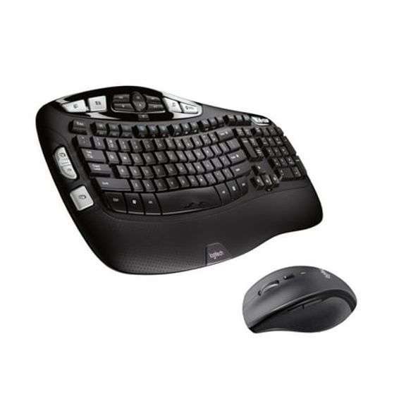 Logitech Comfort Wireless Keyboard and Mouse Combo, Full-Size ...