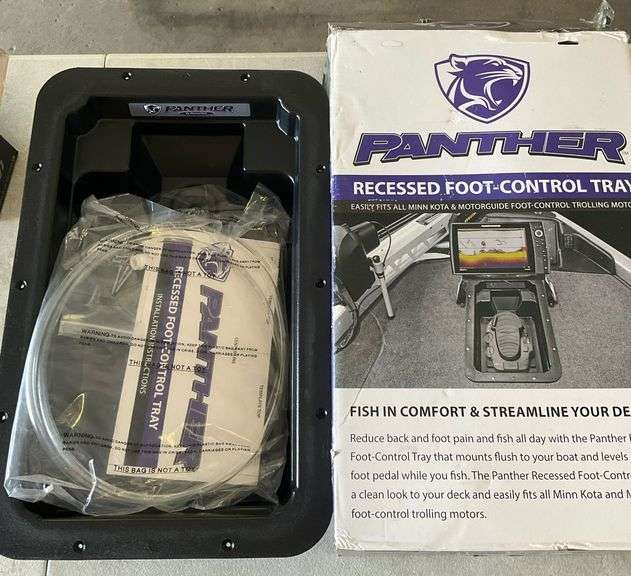 Panther Recessed Foot Tray for Trolling Motor Foot-Control Pedal ...