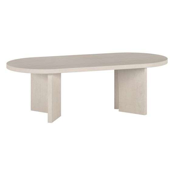 Hailey Home Alma Alder White Mdf Scandinavian Coffee Table - Matthews ...