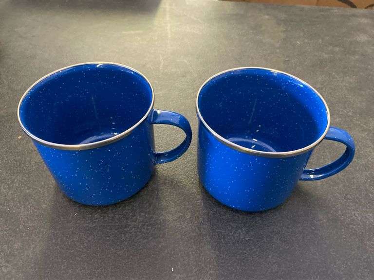 Bass Pro Shops Enamelware Cup - 12 oz - Matthews Auctioneers
