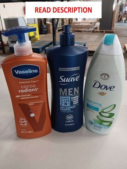 Shampoo/ lotion bundle - Matthews Auctioneers
