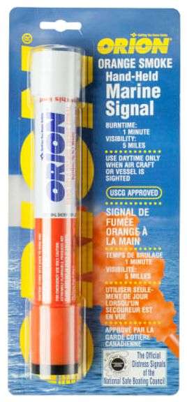 Orion Handheld Orange Smoke Marine Signal - Matthews Auctioneers